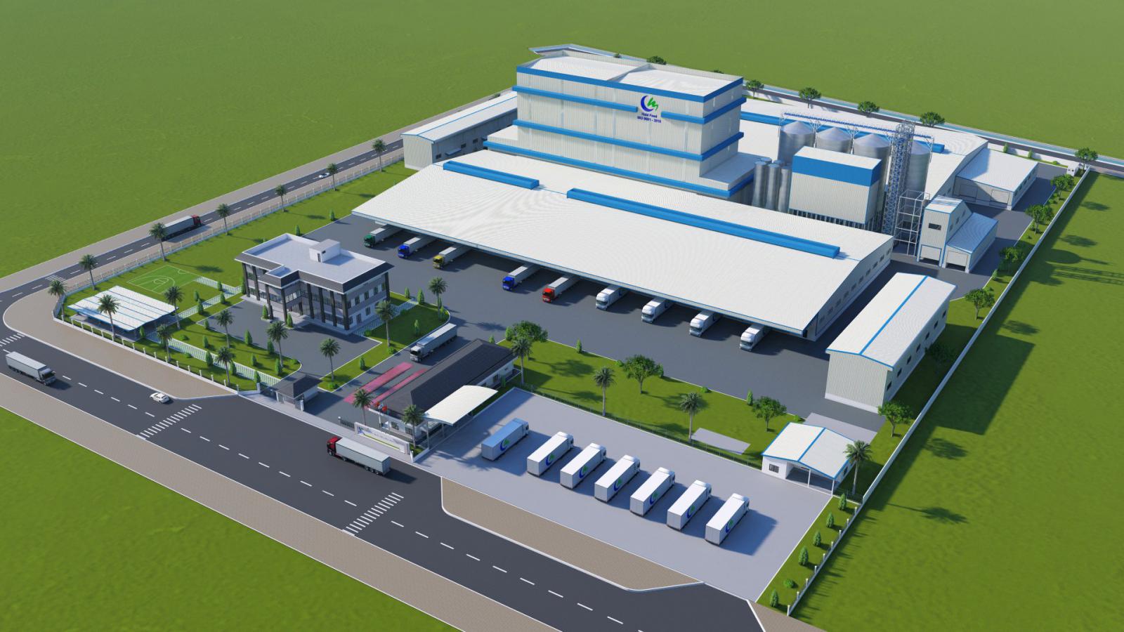 Khởi công xây dựng nhà máy sản xuất thức ăn chăn nuôi Hải Long Bình ...